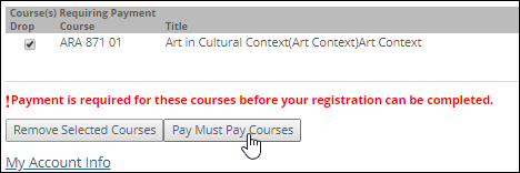 Add/Drop Courses Feature